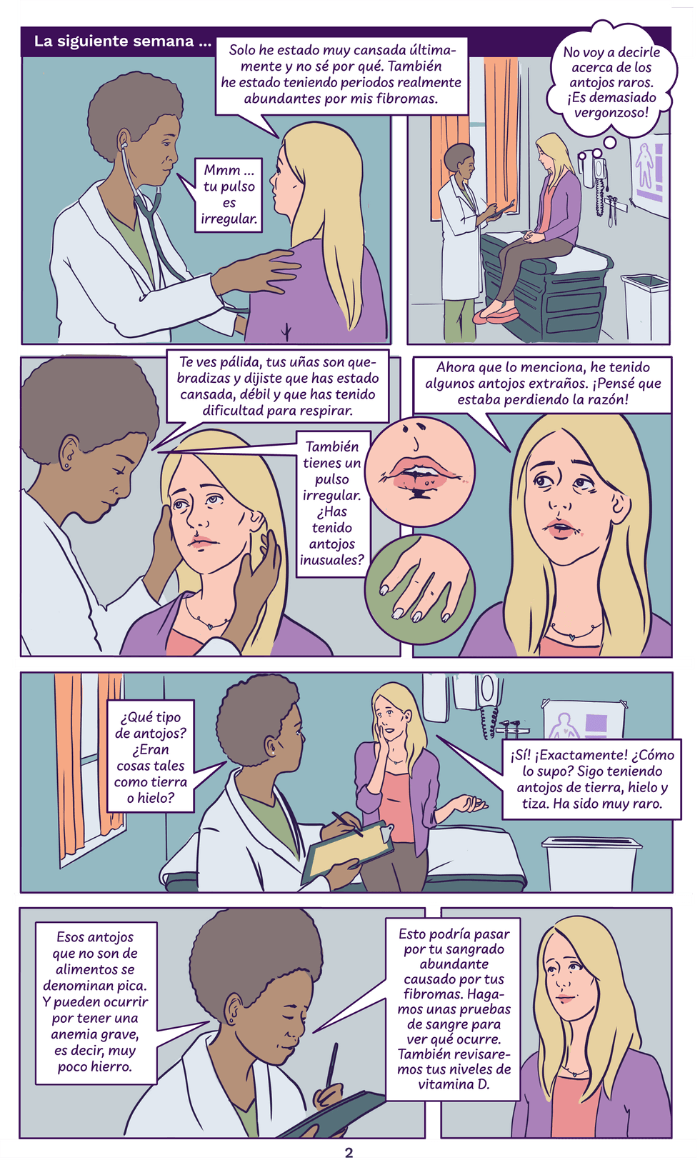 Annie tiene anemia causada por fibromas - HealthyWomen